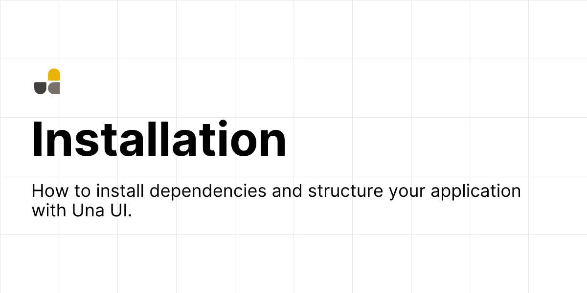 Installation - Una UI